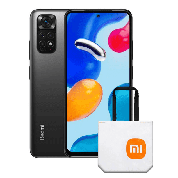 Smartphone Xiaomi Redmi Note 11S 5G 6GB RAM 128GB ROM Negro + Reusable bag | Bodega Aurrera en línea