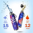 29oz Insulated Water Bottle with Tea Infuser, Stainless Steel Travel ...