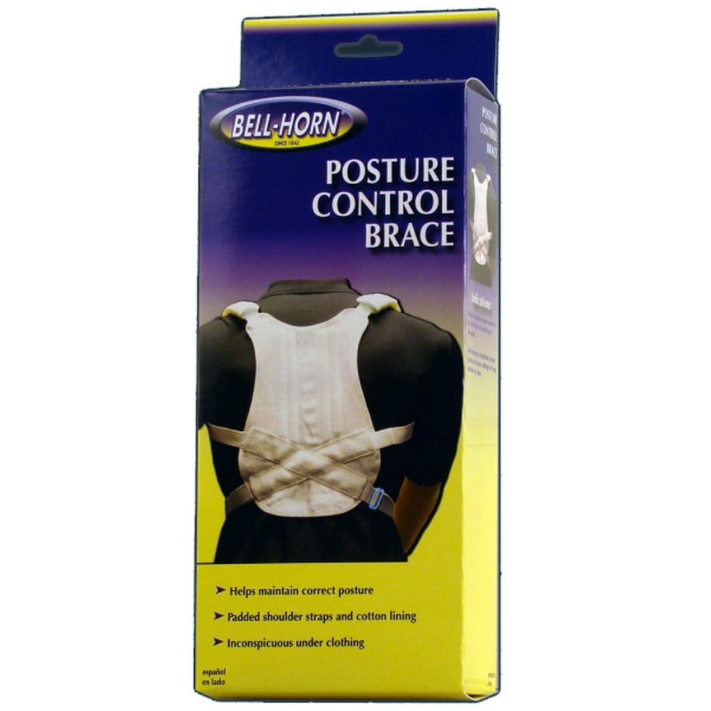 Bell-Horn Posture Control Brace, White [Health and Beauty] - Walmart ...