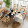 1pc Goat Farmhouse Country Animal Portrait (2) Print Tablecloths ...