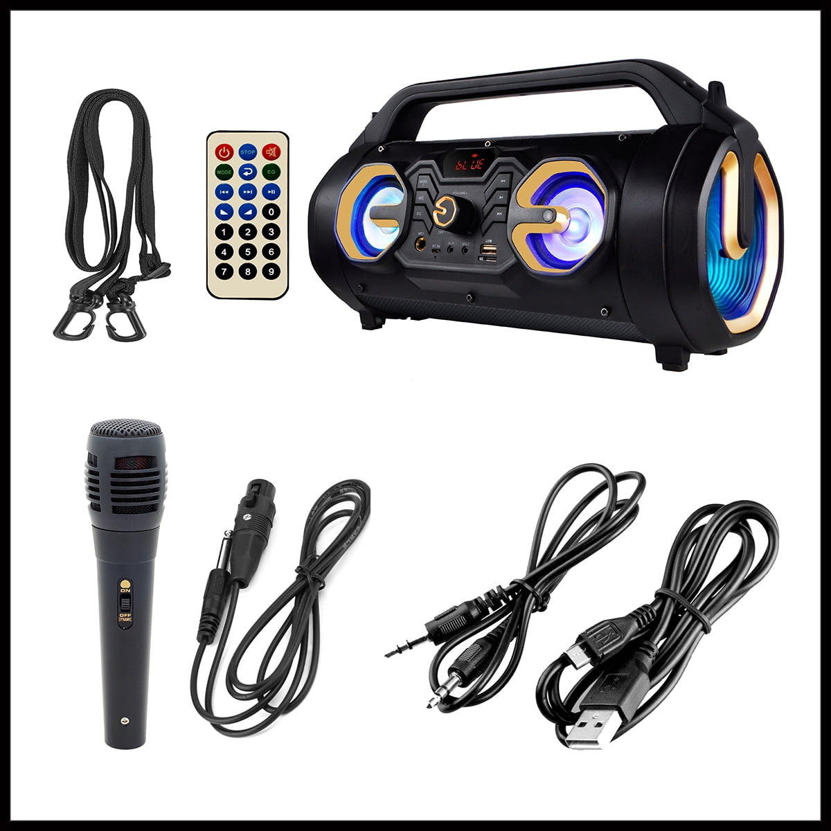 Buy Boytone BT-16G Portable Bluetooth Boombox Speaker, Indoor/Outdoor 2 ...