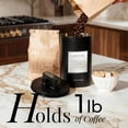 Coffee Storage Container - Airtight Vacuum Coffee Canister with Scoop ...
