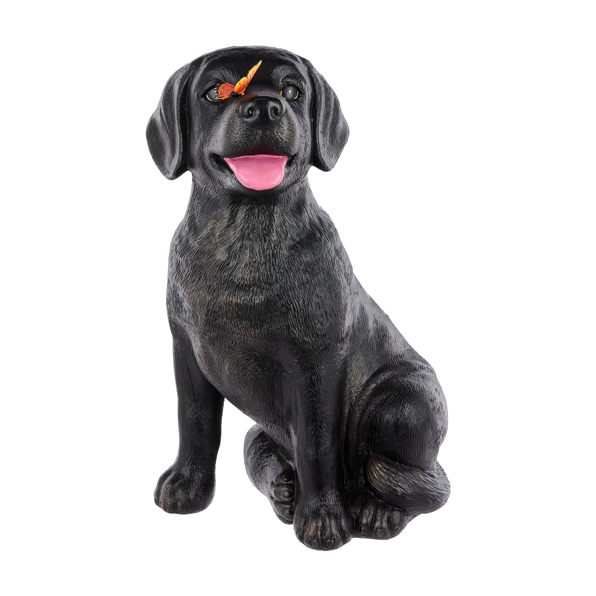 Click here for Mainstays Black Dog With Butterfly Garden Statue prices