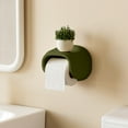 Fzsteel Wall Mounted Toilet Paper Holder with Storage Shelf for ...