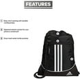 Adidas Alliance II Sackpack, Black, One Size, Drawstring Bag with ...
