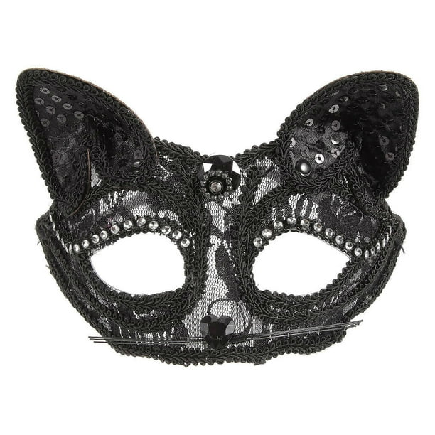 Half-face Lace Mask Cosplay Animal Mask Performance Props Party ...