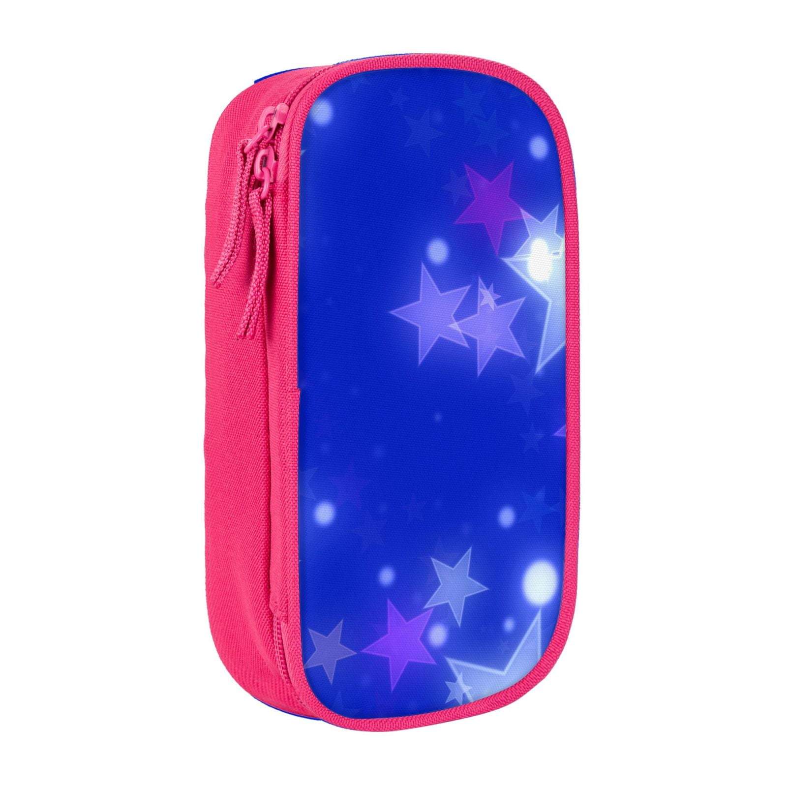 XMXY Blue Dream Stars Large Capacity Pencil Case, Portable Pencil Bags ...