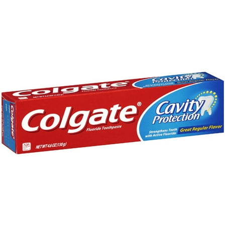 Colgate Fluoride Cavity Protection Toothpaste, 4.6 oz - Walmart.com