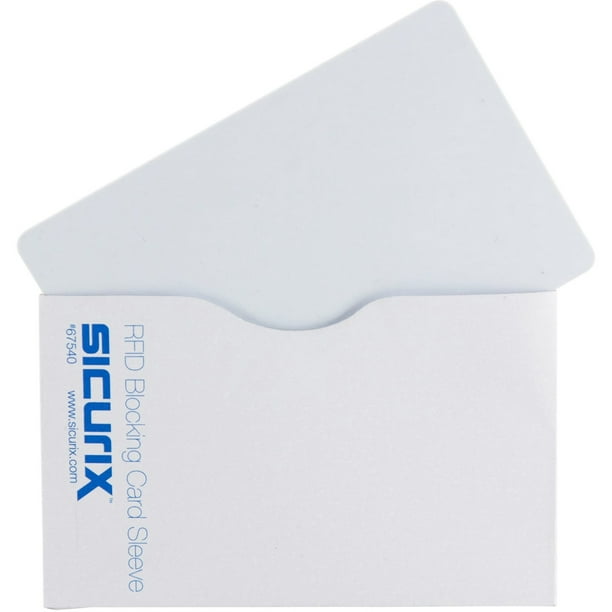 Baumgartens Sicurix RFID Blocking ID Card Sleeves - Walmart.com