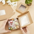 Bakery Box with PVC Display Window Cardboard Gift Packaging Boxes for ...