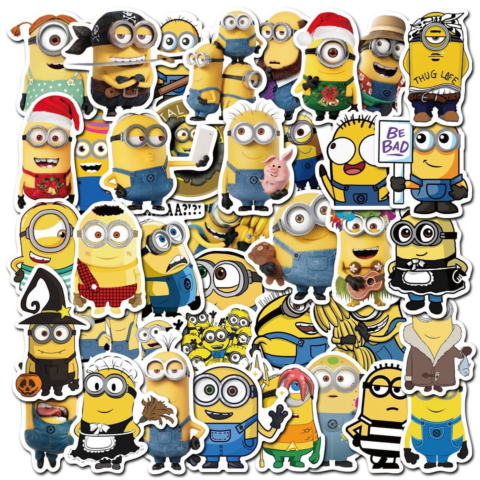 Click here for Nieqiuyun 50 Pack Of Minions Cute Cartoon Stickers... prices