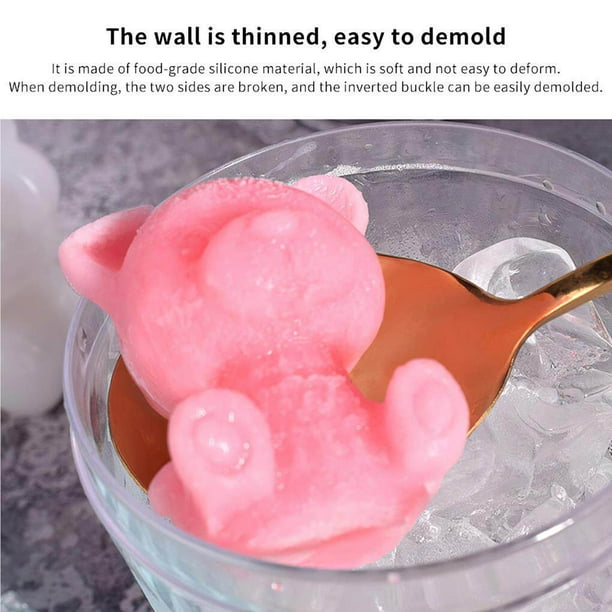 relayinert Little Bear Ice Block Mold Ice Cream Cola Coffee Ice Mold ...