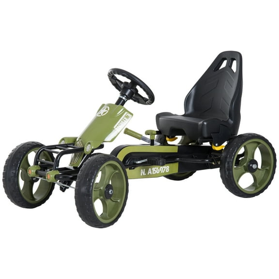 509 Crew: Xspeed Pedal Go-Kart - Green & Black - Kids 4 Wheel Sporty ...