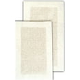 Chesapeake Naples 2pc Ivory Bath Rug Set (21"x34" &24"X40") - Walmart.com