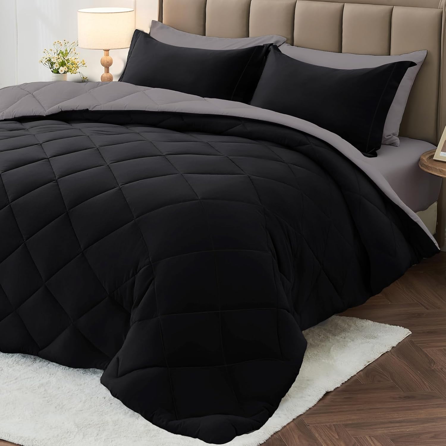 Click here for Unbranded Muxhomo 7 Pieces Queen Comforter Set  Re... prices