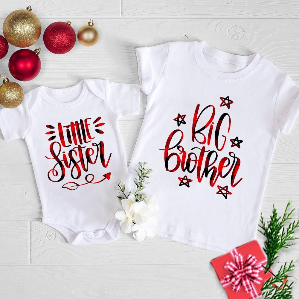 Camisetas De Hermano Mayor Y Hermana Mayor Niños Hermana Mayor 2025Oy