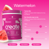 Create Wellness Watermelon Creatine Gummies, 1.5g Creatine Monohydrate ...