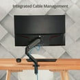 Single Gas Spring C-Clamp Monitor Desk Mount - 17" to 27" - Walmart.com