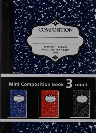 D3 Casemate 3 Pack Mini Composition Books - Walmart.com