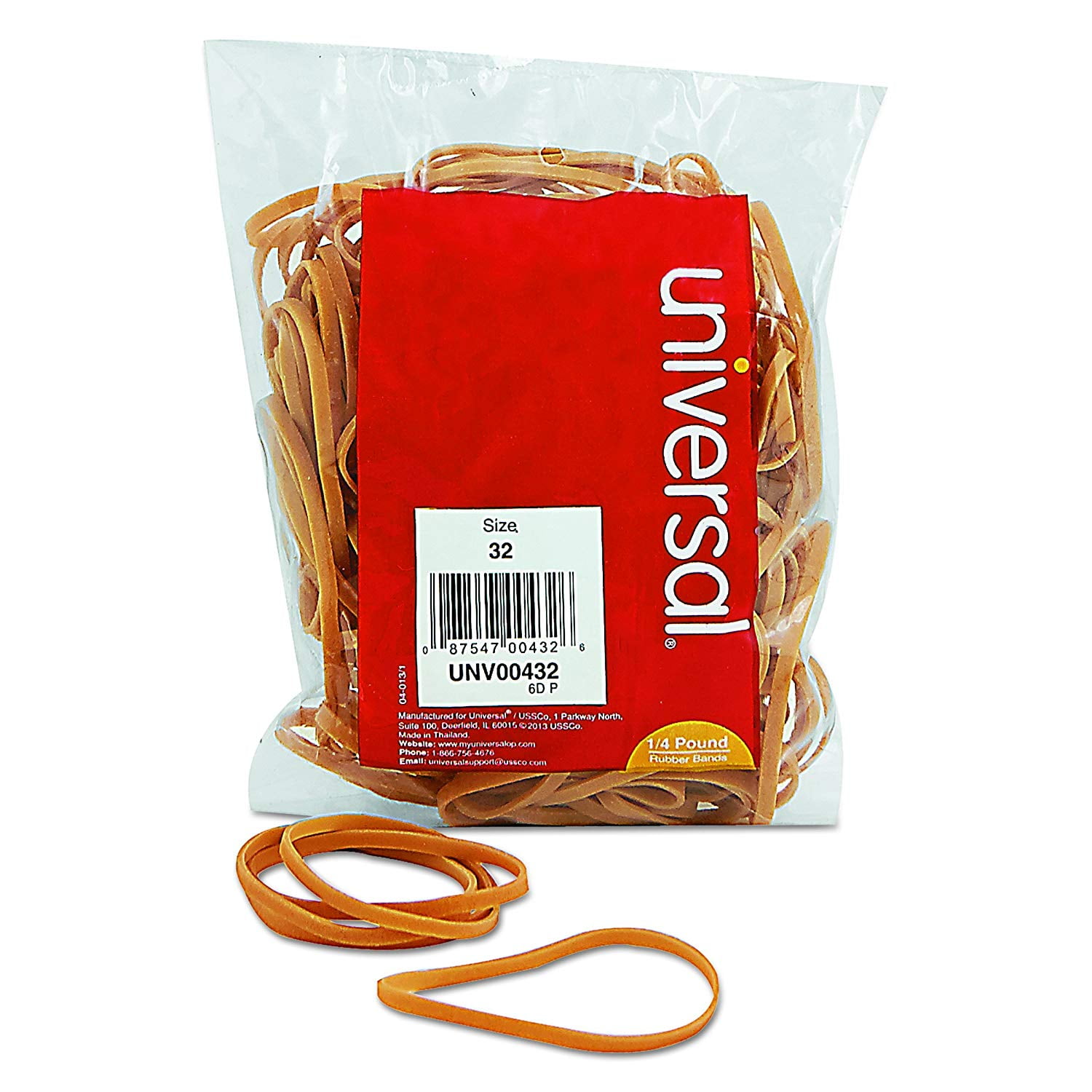 Universal Rubber Bands Size 32 3 X 1 8 205 Pack 432 Walmart