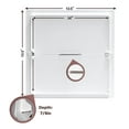 Morvat 12x12 Spring Access Panel for Drywall & Ceiling, 4 Pack ...