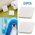 2Pc 2/4 Pack Shower Curtain Clips Anti Splash Clips Fixed Clamps Bath ...