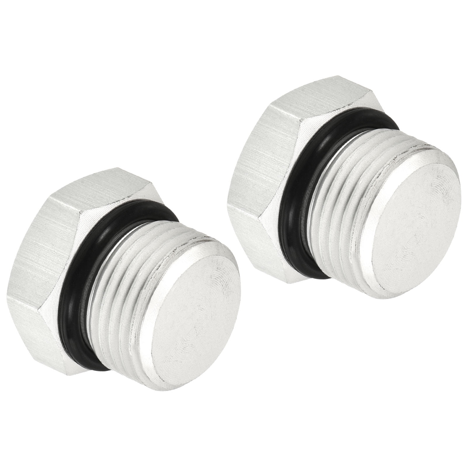 Uxcell G3/8 Male Thread Aluminum Hex Head Pipe Plug Cap Fitting ...