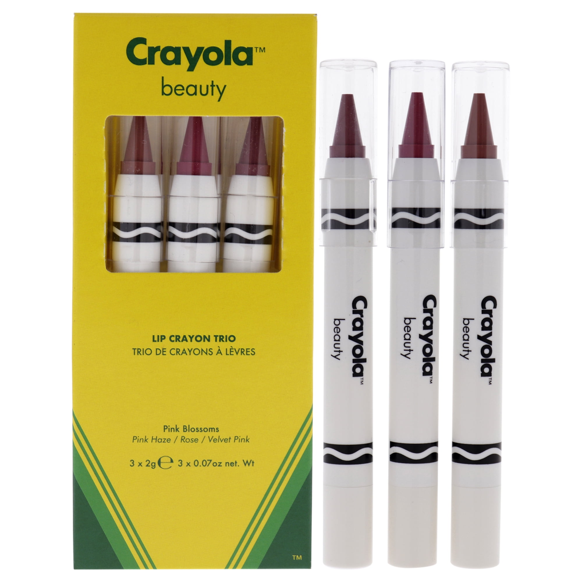 Crayola Color Crayon Trio - Pink Blossoms 3 x 0.07 oz Lipstick ...