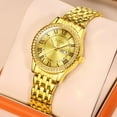 TAXAU Luxury Gold Watches For Womens Diamond Womens Watches With Gold Stainless Steel Band ...