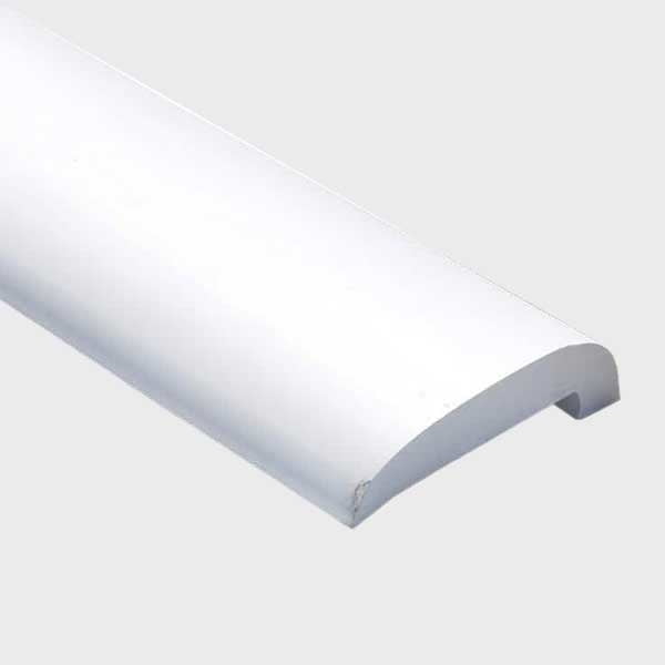 Boat Gunnel Molding | 3 1/2 x 1 Inch White Vinyl (8 Foot Sections ...