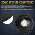 BSBSDJB For Dodge Charger 1966-1974 4Pcs 5.75" INCH Round LED ...