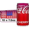 Coca-Cola Cherry Mini COKE, Sparkling Soft Drink, 7.5 fl oz, 10 Pack ...