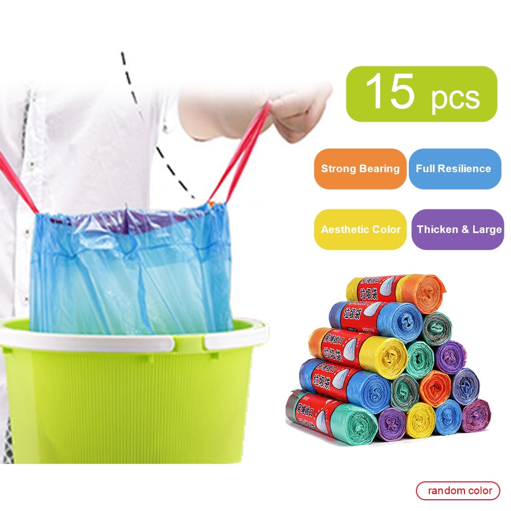 Click here for Zootealy 15pcs(1 Roll) Heavy Duty Garbage Bag Pe T... prices