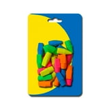 50 Neon Assorted Birthday Party Favor Erasers Pencil Top Non Abrasive ...