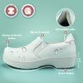 Free Shipping! Hawkwell Pro Leather Nurse Clogs for Women - Lightweight ...