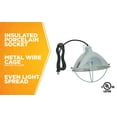 Woods 0165 Brooder Lamp with Bulb Guard,10.5 Inch Reflector and 6 Foot ...