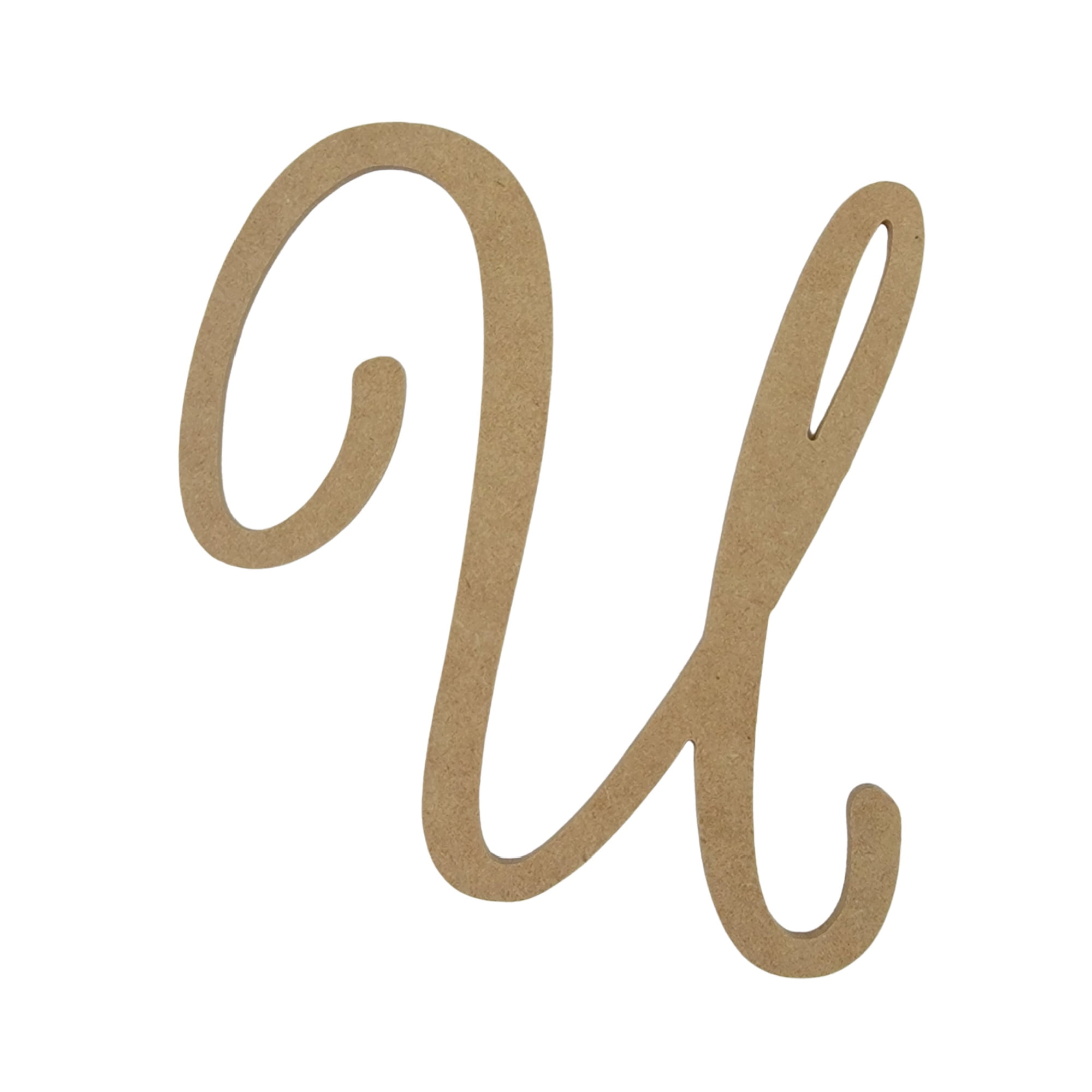 Wooden Letter Unfinished, Marcella Font, Craft Cutout - Walmart.com