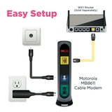 Motorola MB8611 DOCSIS 3.1 Modem | Suits Any WiFi Router | 2.5 Gbps ...