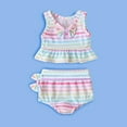 Caqnni Girl Baby Swimsuit Baby Sleeveless Split Body Toddler Girl ...