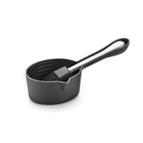 Outset Q173 Cast Iron Sauce Pot with Nesting Silicone Basting Brush ...