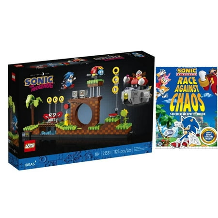 Lego Sonic The Hedgehog Green Hill Zone (21331) w/ Sonic Sticker ...