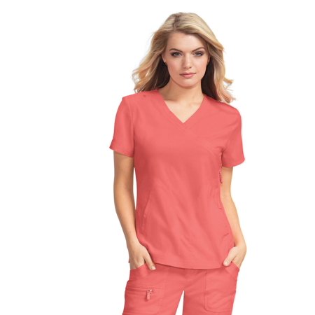 KOI Lite 316 Women's Philosophy Scrub Top (Coral, Small) | Walmart Canada