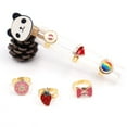 Peaoy Multicolor Cartoon Adjustable Rings, Fashion Jewelry, 0.59 in, 36 ...