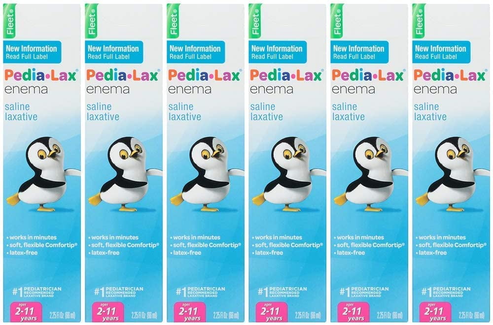 Pedia-lax FLEET ENEMA CHILDREN 2.25 fl oz (Pack of 6) - Walmart.com