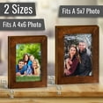 Rustic Picture Frames Farmhouse Photo Frame Wood | Rustic Brown - 4x6 ...