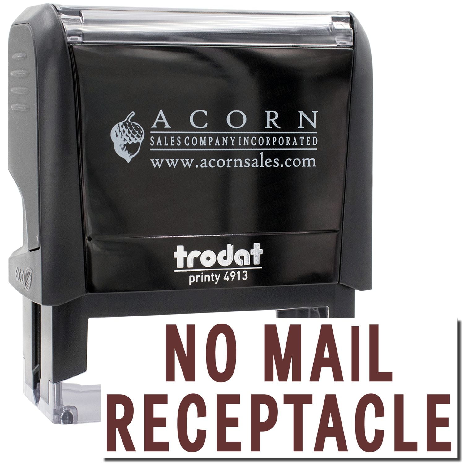 Large Self-Inking No Mail Receptacle Stamp, Trodat Printy 4913, Press ...