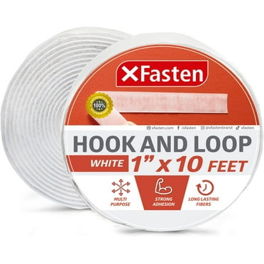 1-Inch Black Hook and Loop Fasteners 10 ft. Roll - Walmart.com