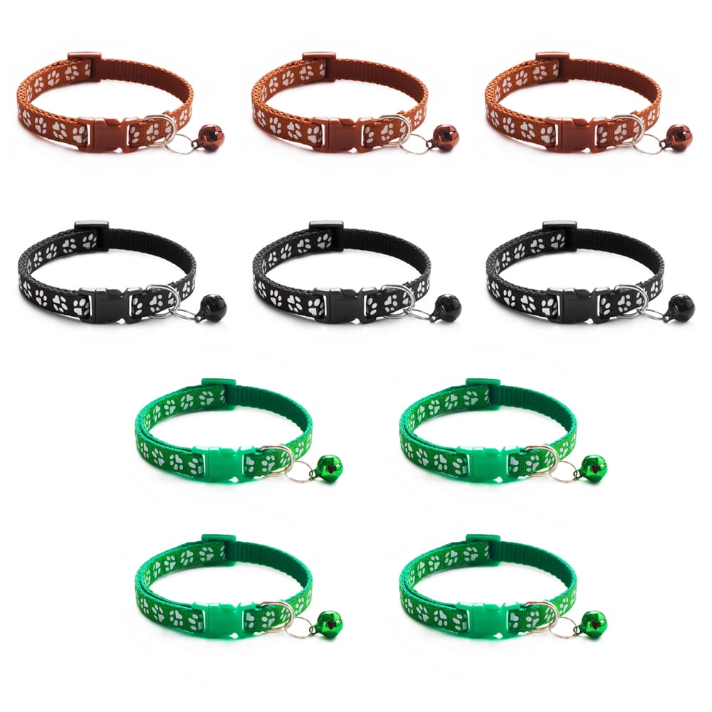 Puppy ID Collars Identification Whelping Soft Nylon Adjustable ...