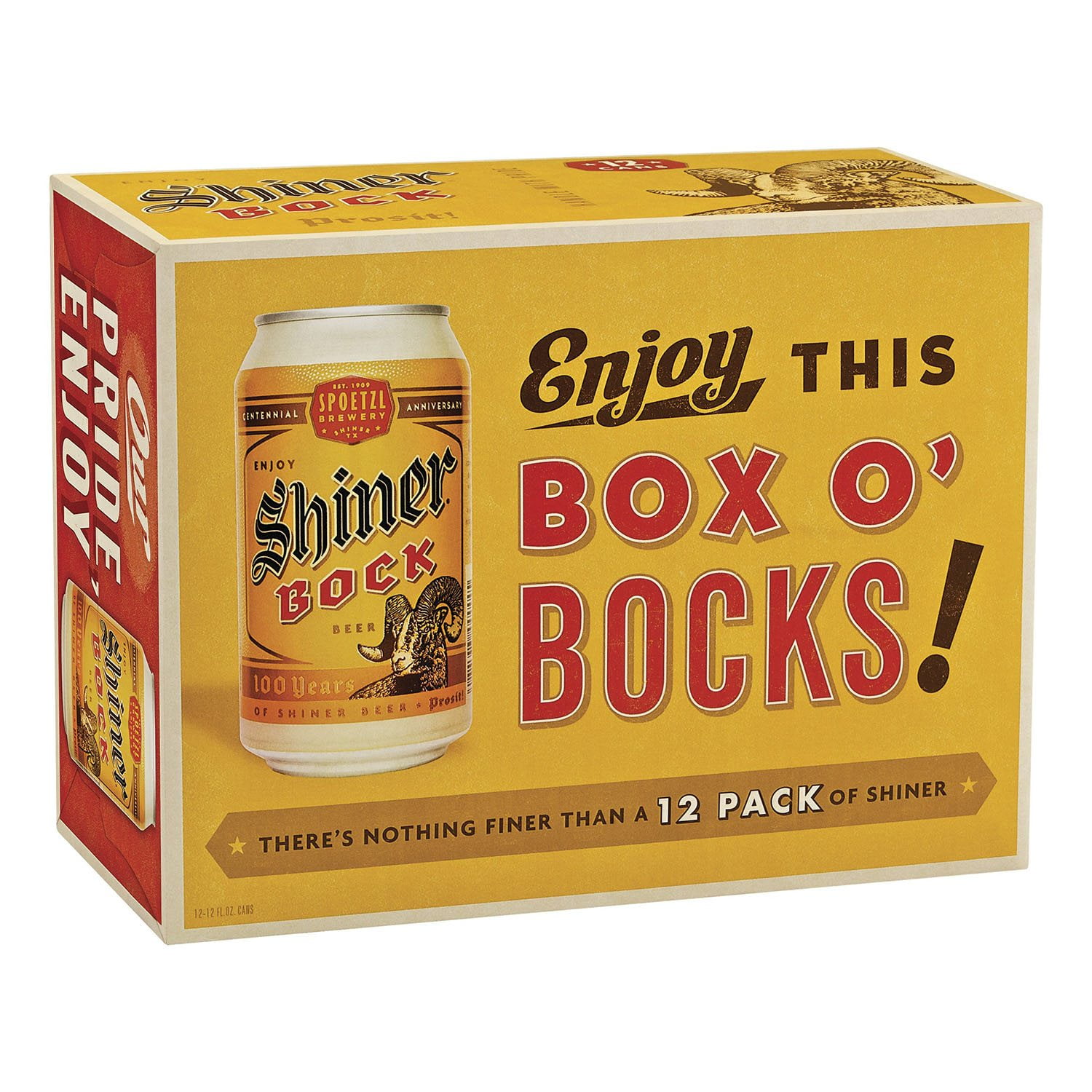 Shiner Bock Lager Beer, 12 fl. oz. can, 12 pk. - Samsclub.com