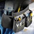 Bravex Tool Belt Suspenders, Tool Vest Pro Ultra 20 Bags H-Style ...